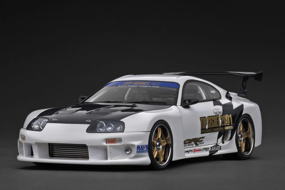 Ignition-Model Toyota Supra Mk4 (A80) Top Secret GT300 White 1:18 – STM ...