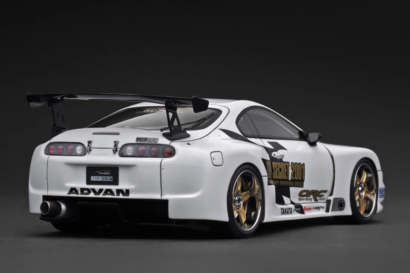 Ignition-Model Toyota Supra Mk4 (A80) Top Secret GT300 White 1:18 – STM ...