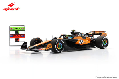 Spark-Model Mclaren F1 Team MCL39 Orange L. Norris #4 Winner Monaco GP ...