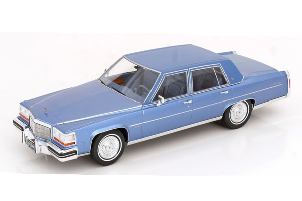 MCG 1982 Cadillac Fleetwood Brougham Light Blue Metallic 1:18 – STM Diecast