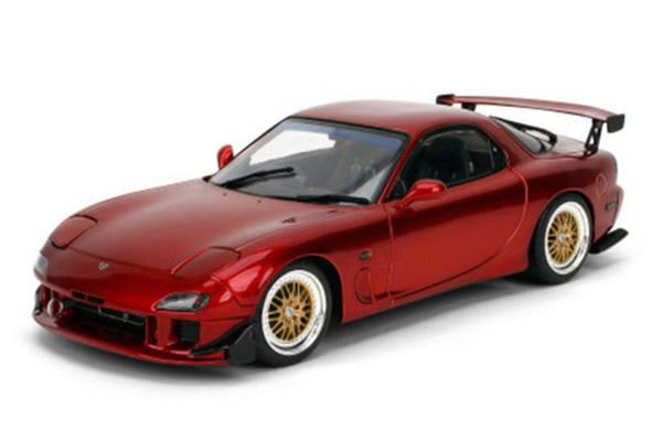 Jada Pink Slips 1999 Mazda RX7 FD Metallic Red 1:18