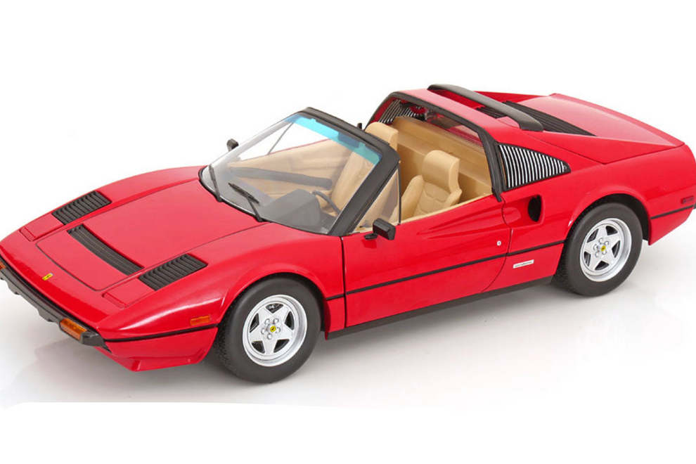 KK Scale 1982 Ferrari 308 GTS Quattrovalvole "Magnum P.I." Red 1:12 ...