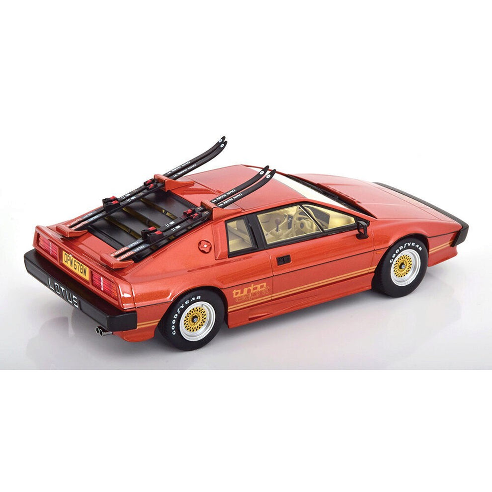 KK Scale 1981 Lotus Esprit Turbo 007 Movie Version Red w/ Skis 1:18 ...