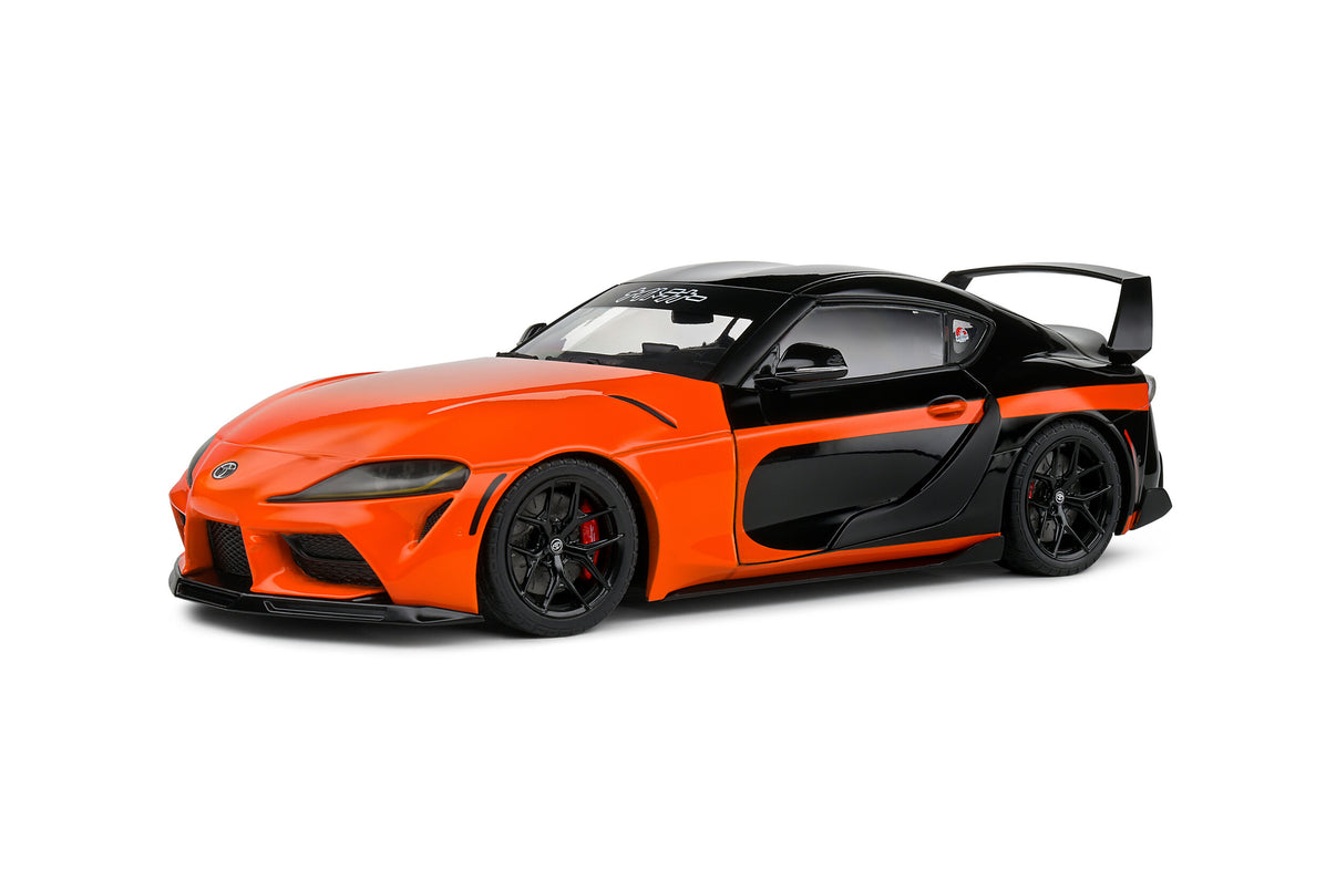 Solido 2024 Toyota GR Supra A90 Streetfighter Orange and Black 1:18 ...