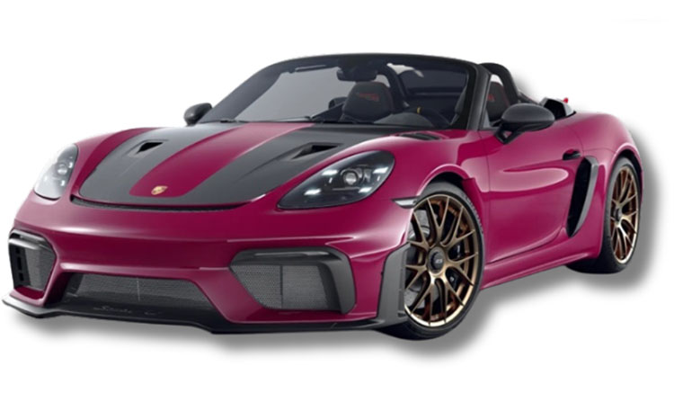 GT Spirit 2023 Porsche 718 Cayman Spyder RS w/ Weissach Package Ruby S